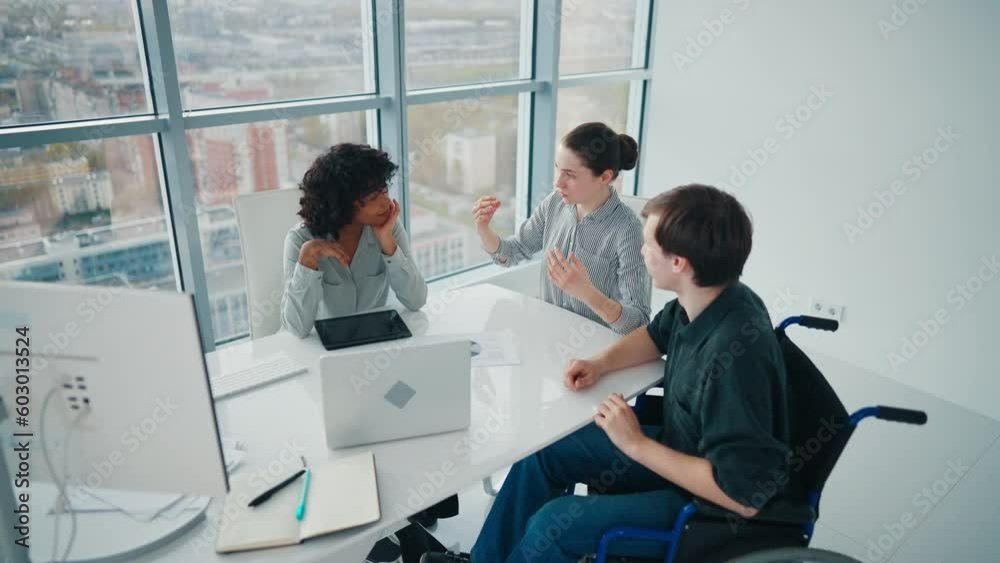 Teamwork of successful diversity multi ethnic people in modern office ...