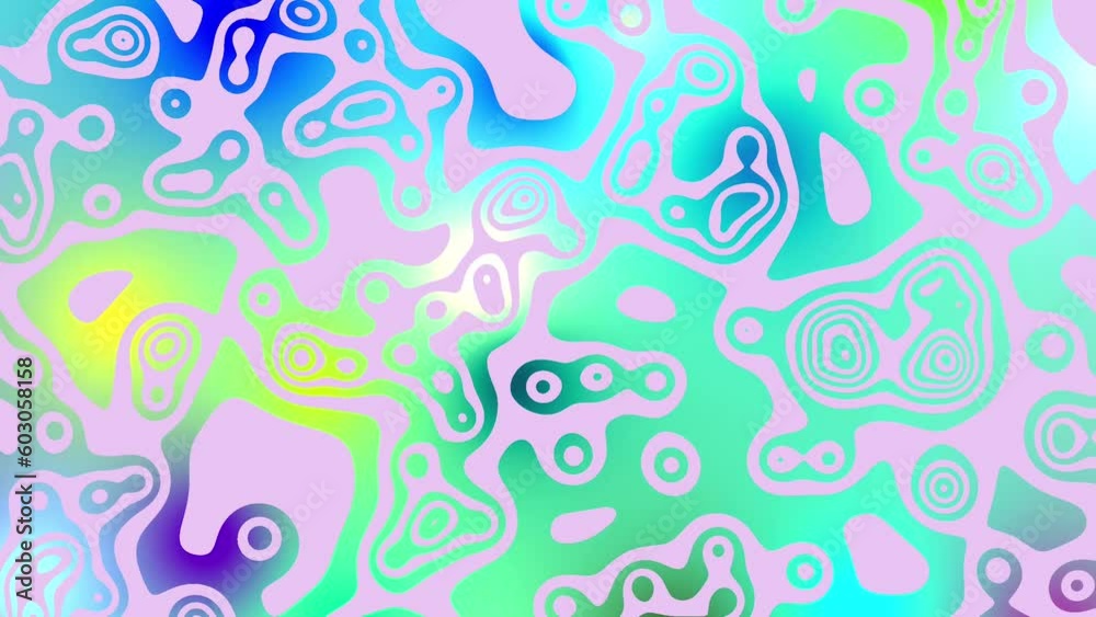 Plasma blobs pink and rainbow bright colorful animation vj background ...