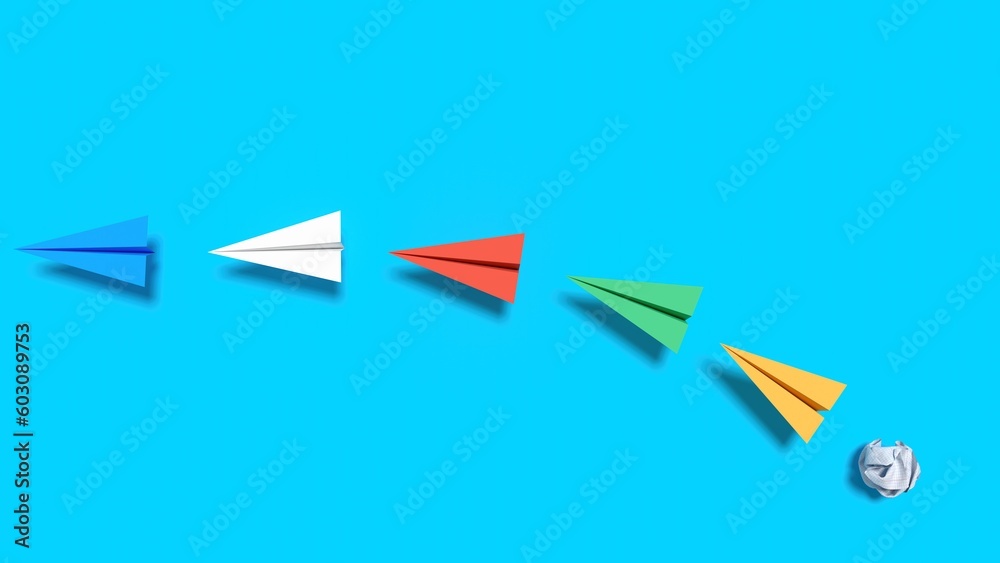 Paper Plane Stock Photo | Adobe Stock