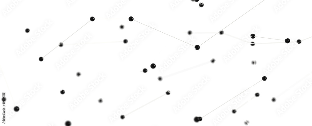 Big Data Visualization Network Connection Structure With Chaotic Distribution Of Points And