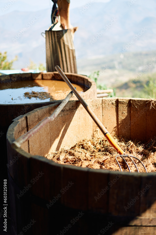 mezcal traditional production process Stock Photo | Adobe Stock