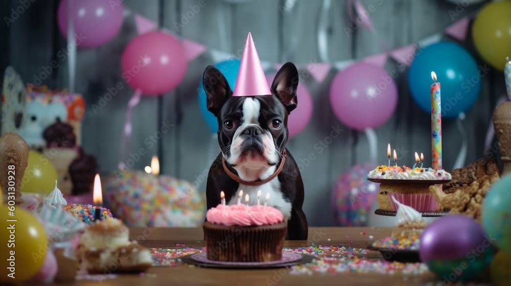Pawsome Boston Terrier Party: Celebrating the Birthday of a Cute, Happy ...