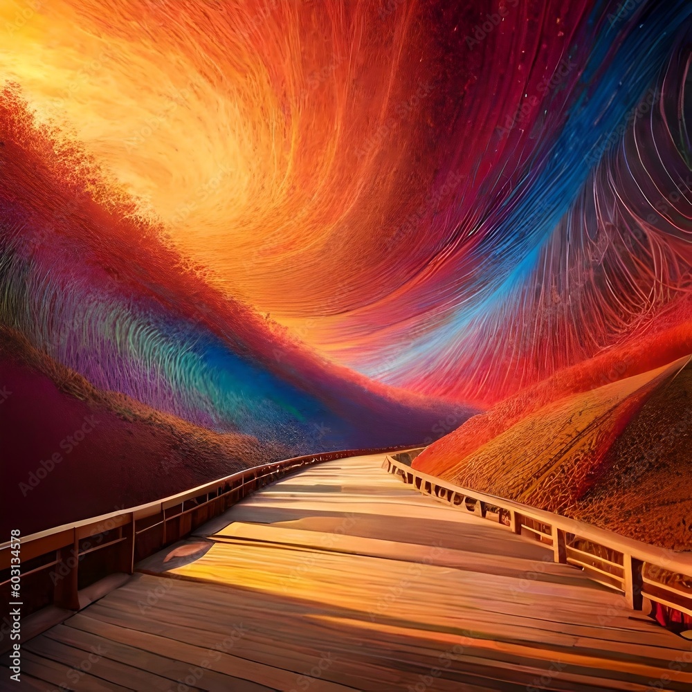 Imagine using the explosion of colored powder as a metaphor for human ...