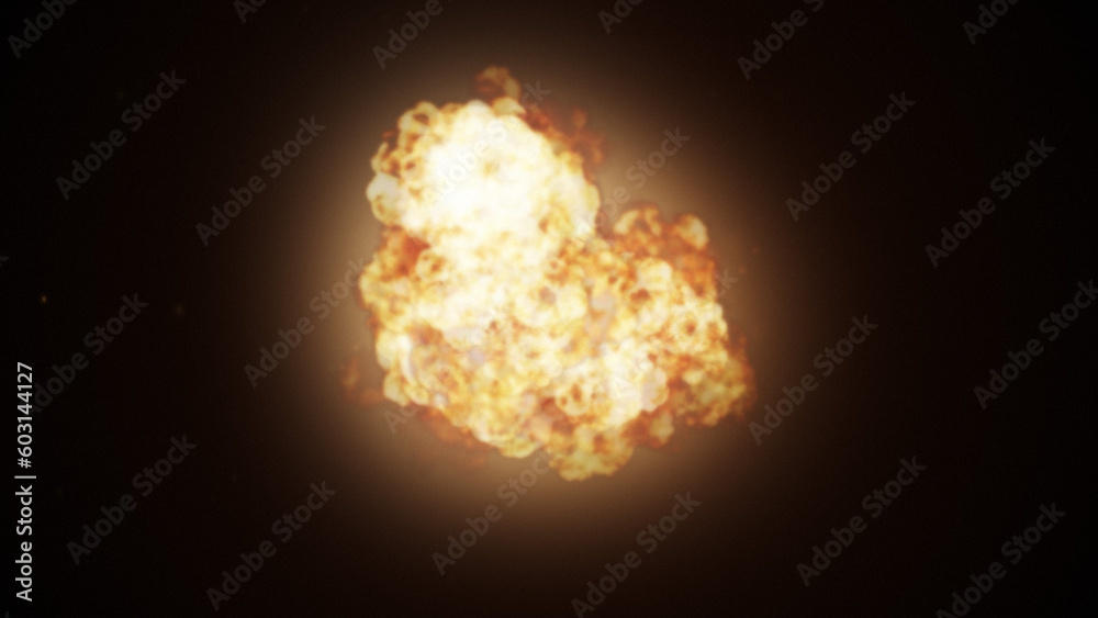Fire Trail Explosion Logo Intro Title Stock Template | Adobe Stock