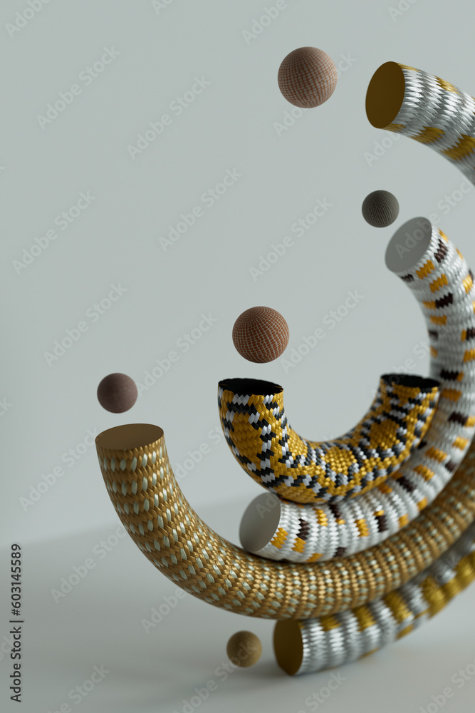 abstract financial chart. 3d render Stock Illustration | Adobe Stock