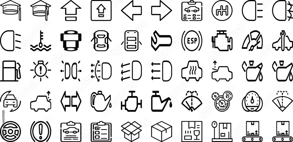 Set Of Board Icons Collection Isolated Silhouette Solid Icons Including ...