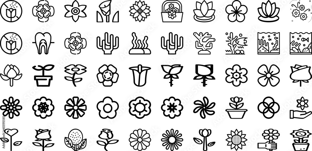 Set Of Oral Icons Collection Isolated Silhouette Solid Icons Including ...