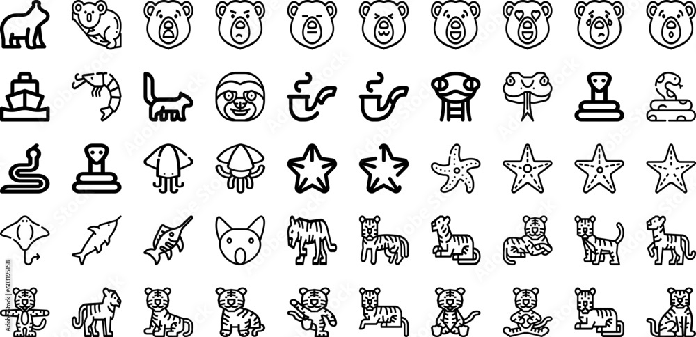 Set Of Life Icons Collection Isolated Silhouette Solid Icons Including ...