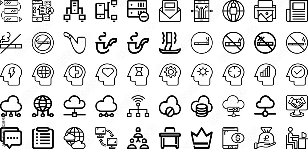 Set Of King Icons Collection Isolated Silhouette Solid Icons Including ...