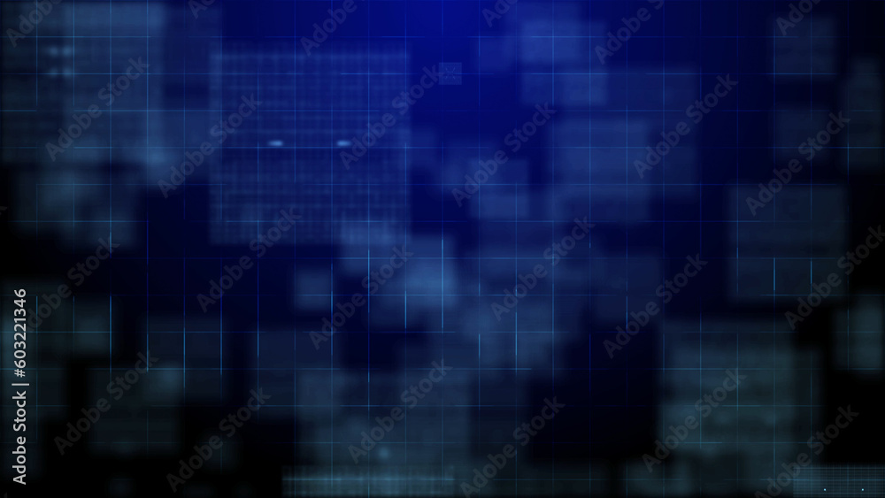 Blue Grid Corporate Background، Digital technology lines background is ...