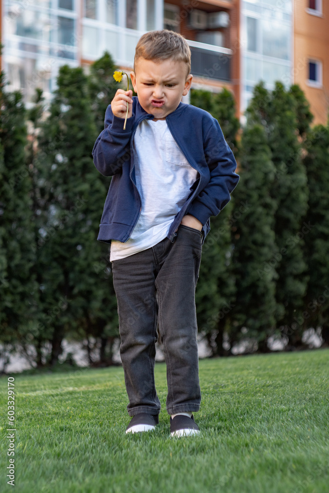 Child with angry expression. Angry hateful little aggression boy, child ...