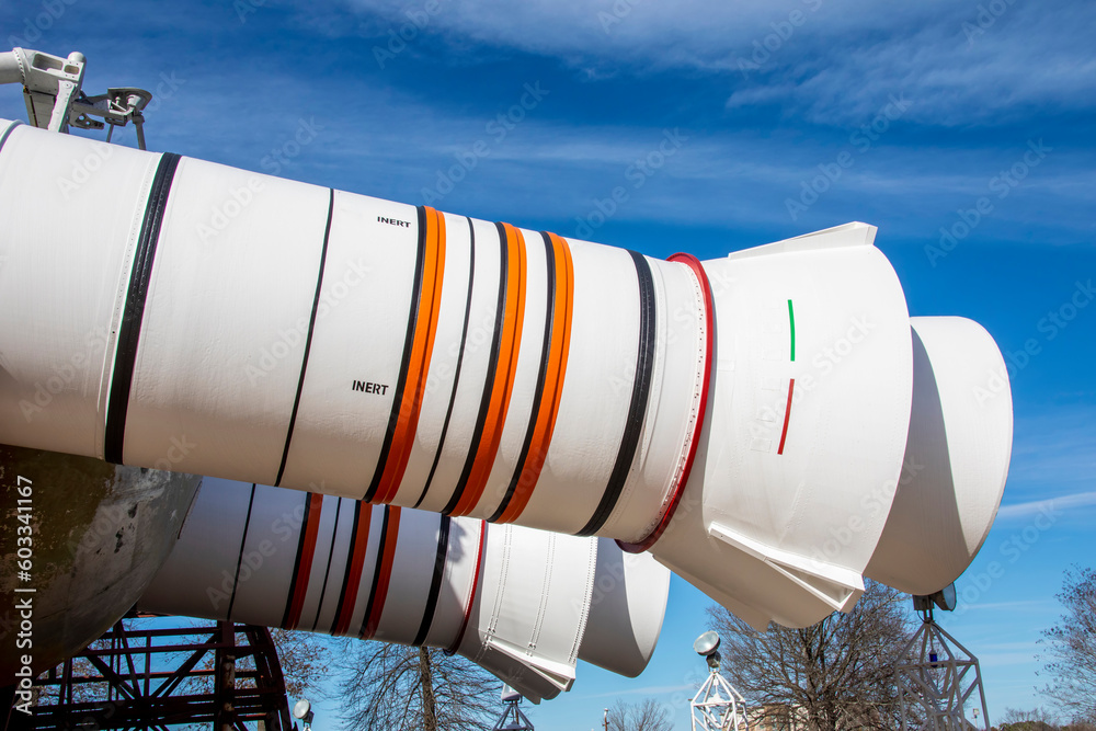 Huntsville USA 10th Feb 2023: the Space Shuttle external tank and Space ...