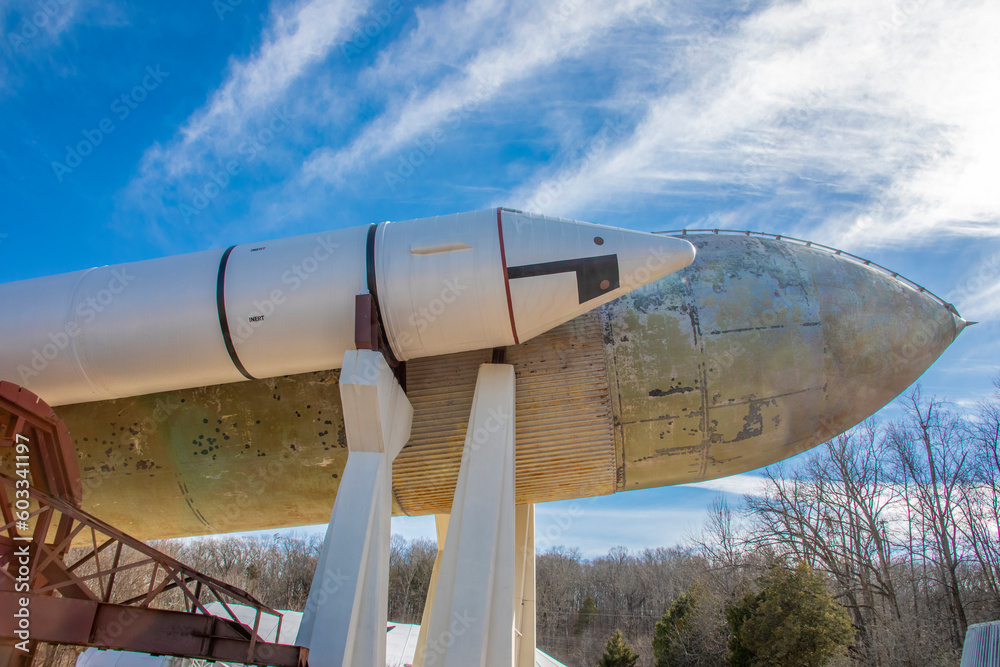 Huntsville USA 10th Feb 2023: the Space Shuttle external tank and Space ...