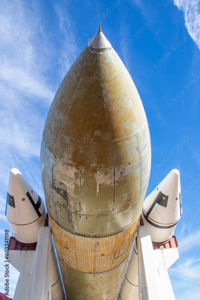 Huntsville USA 10th Feb 2023: the Space Shuttle external tank and Space ...