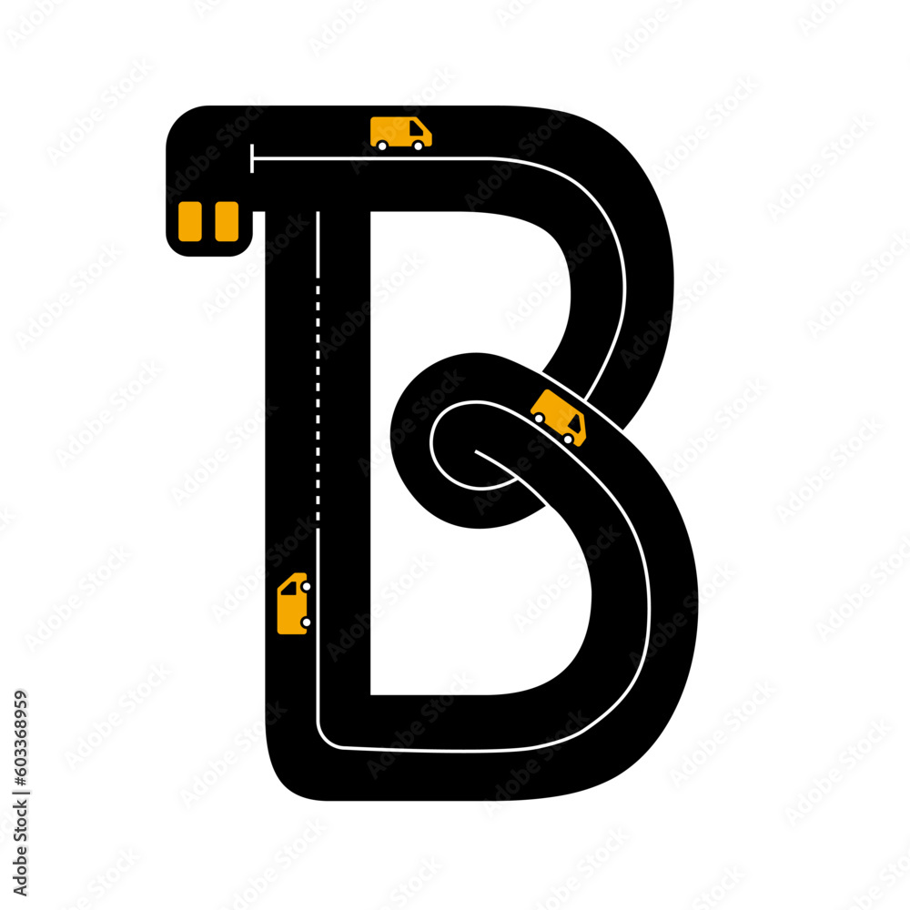 Creative bus logo in line art style Trendy logo of the bus ...