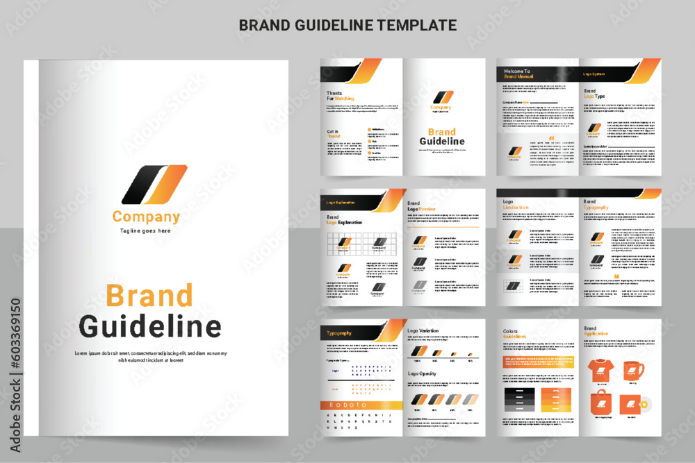 Brand Guidelines Design Brand Guideline template Brand Guidelines ...