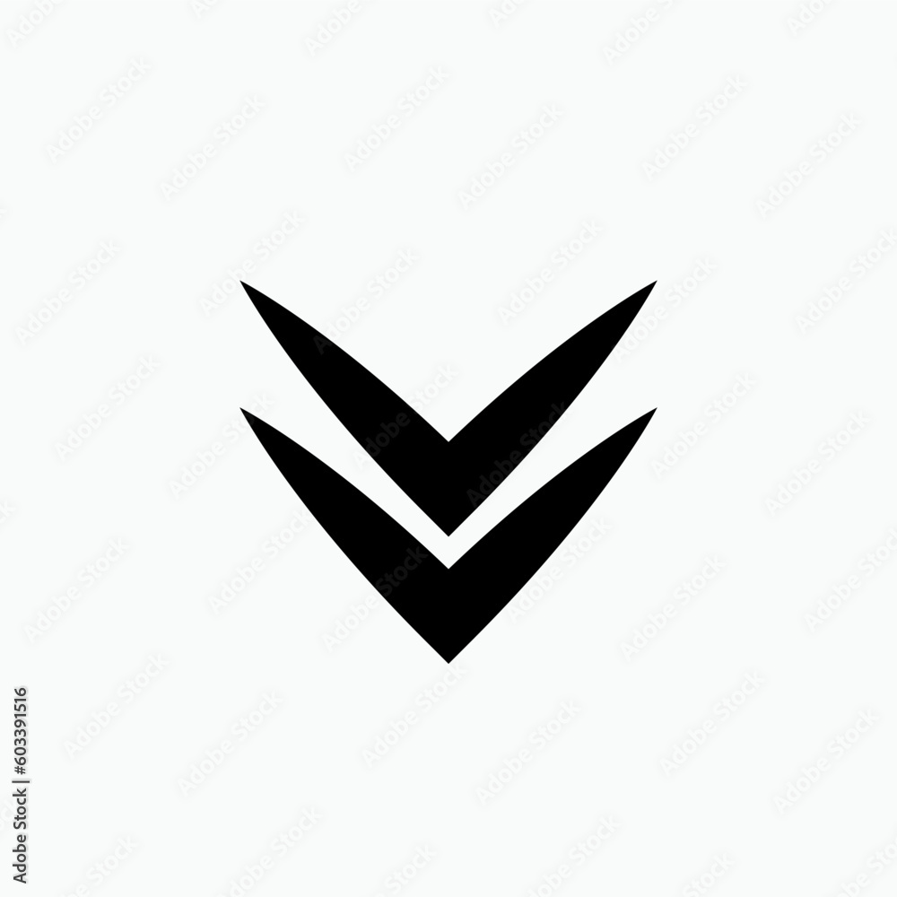 Vetor de Scroll Down Icon - Vector, Sign and Symbol for Design ...