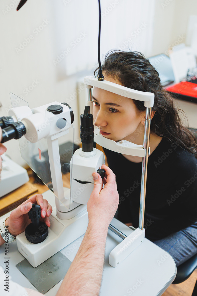 Examination of vision on modern ophthalmological equipment. Eye ...