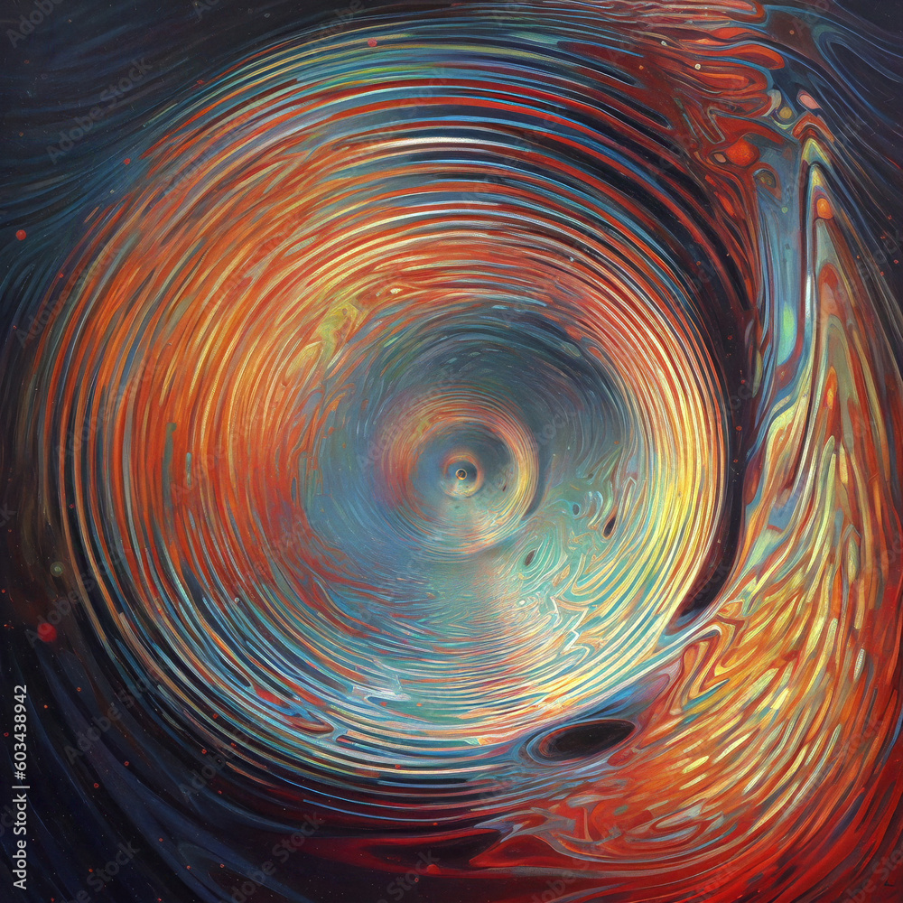 Intricate mind tunnels where thoughts flow like a mesmerising maze ...