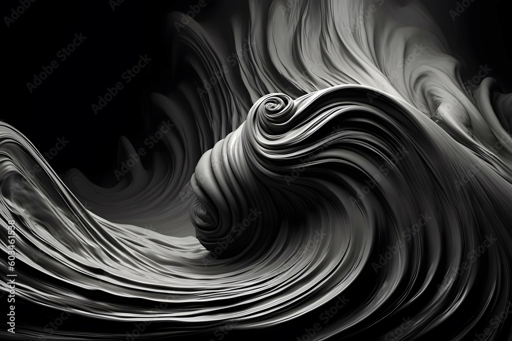 Monochrome finger swirl texture with captivating motion and fine ...