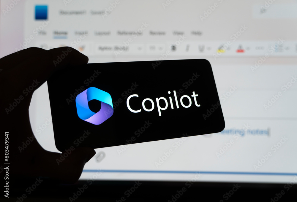 Microsoft Copilot Artificial Intelligence Assistant For Applications ...