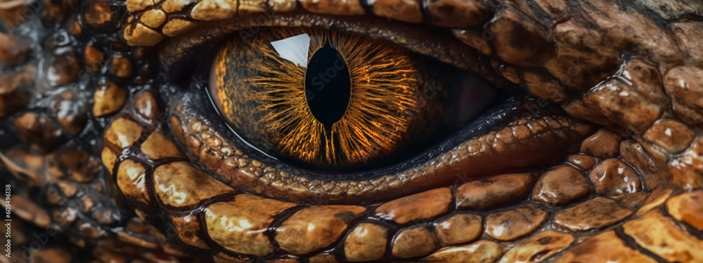 close up of a lizard, camaleon, iguana, dragon, monster, evil, eyes ...