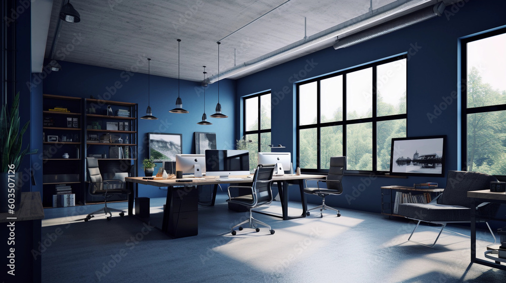 conference room, office room, office with windows, Zoom Virtual ...