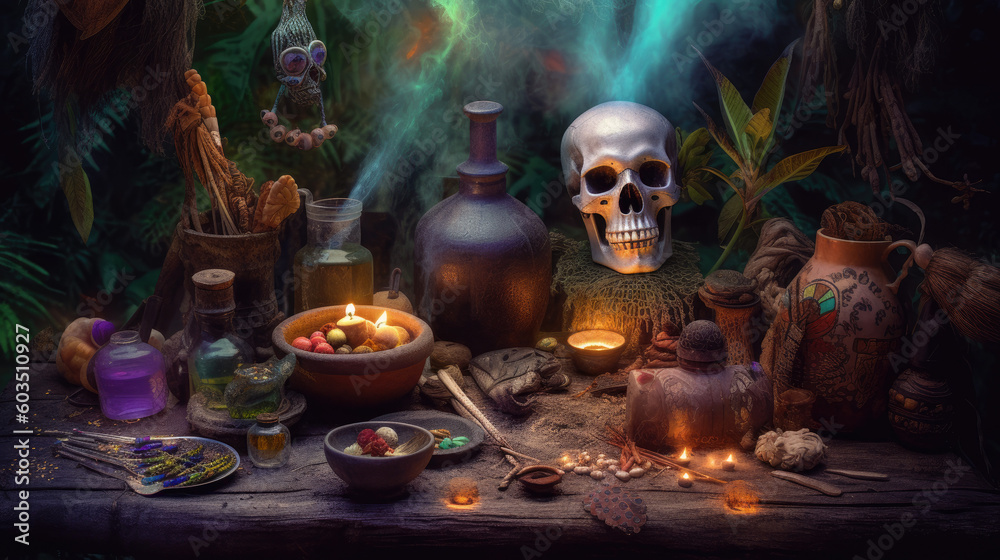 indigenous witchcraft offering ritual occult voodoo medicinal shamanism ...