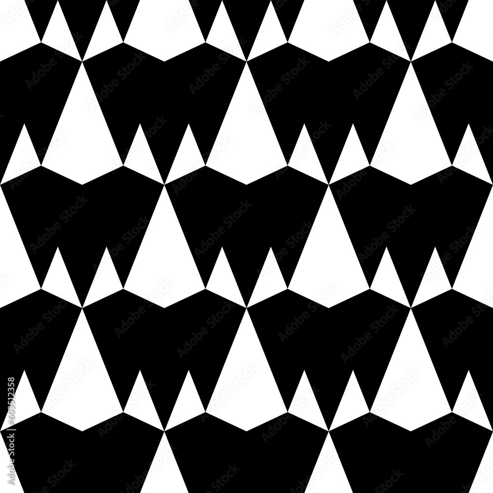Seamless pattern design with kites, triangles. Polygons background ...