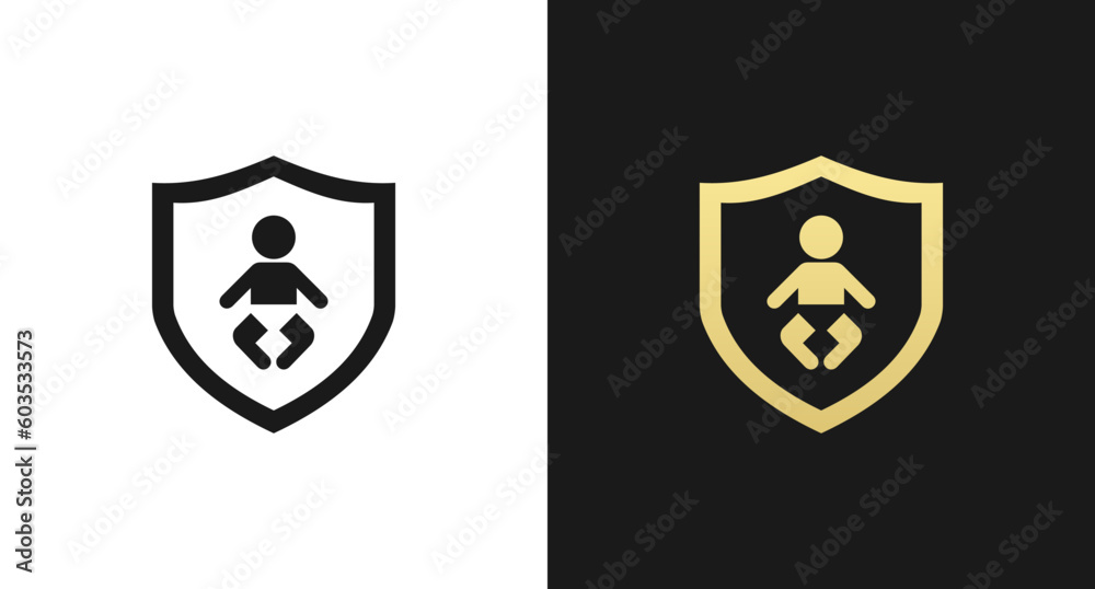 Vetor de Safe for kids icon or Safe for kids symbol vector isolated in ...