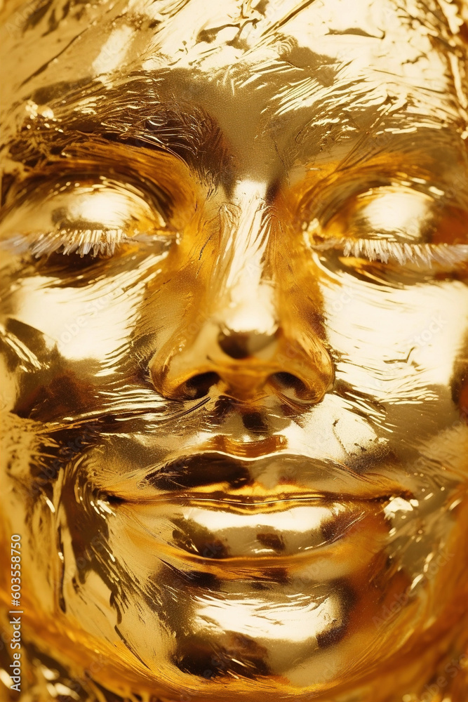 Hyper-realistic full-frame close-up portrait photography of a celebrity ...