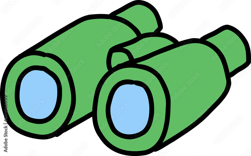 How To Draw Binoculars