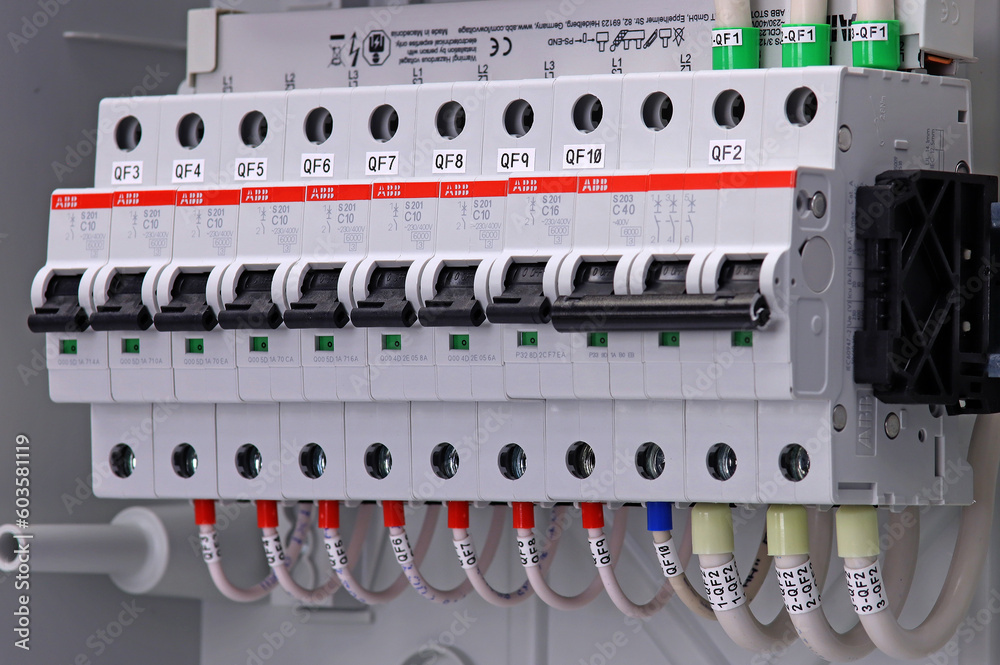ABB circuit breakers installed in the ABB Mistral electrical ...