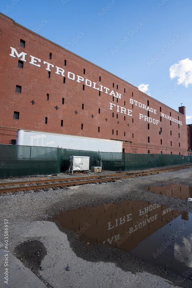 Cambridge, MA, USA - June 28, 2022: The Metropolitan Storage Warehouse ...