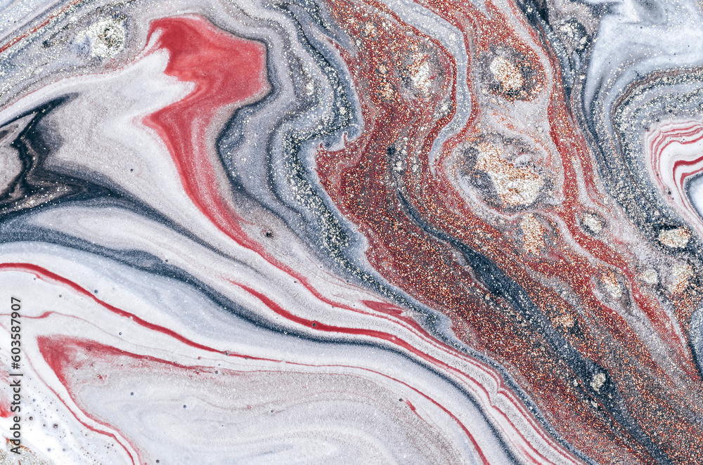 SEASHELL. NORTH GOLD. Abstract marble painting-ART. Artwork. Artist ...