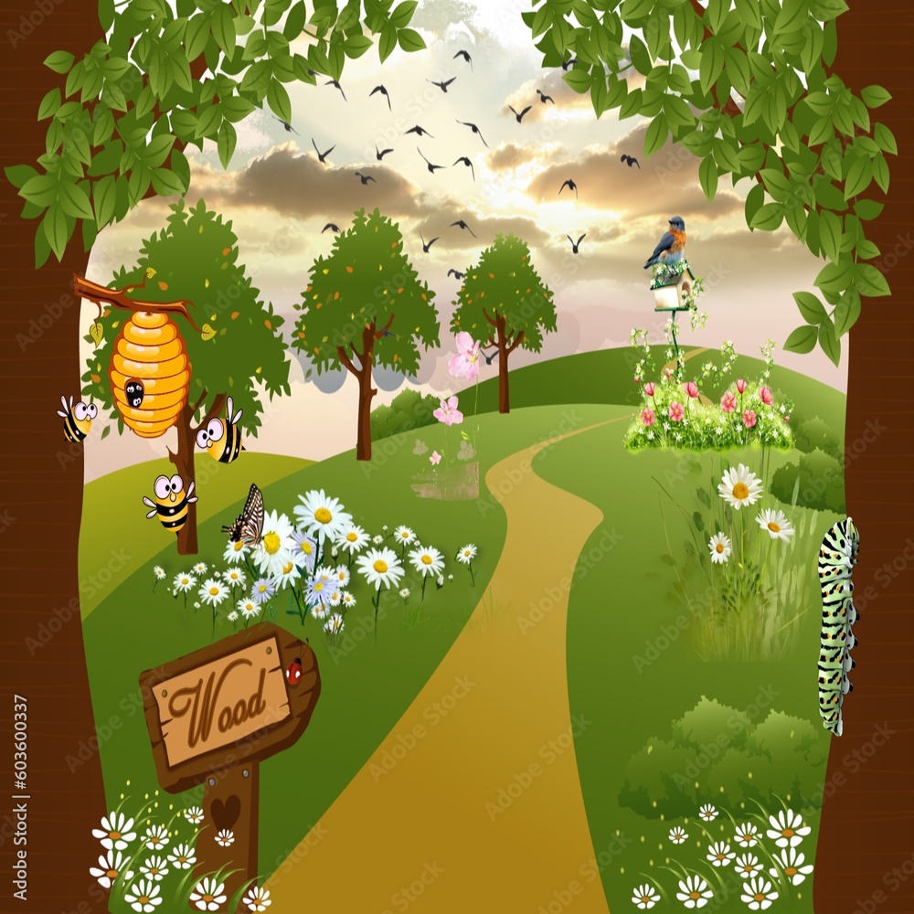 In the wondrous and charming forest, nature thrives in its most perfect ... In the wondrous and charming forest, nature thrives in its most perfect ...