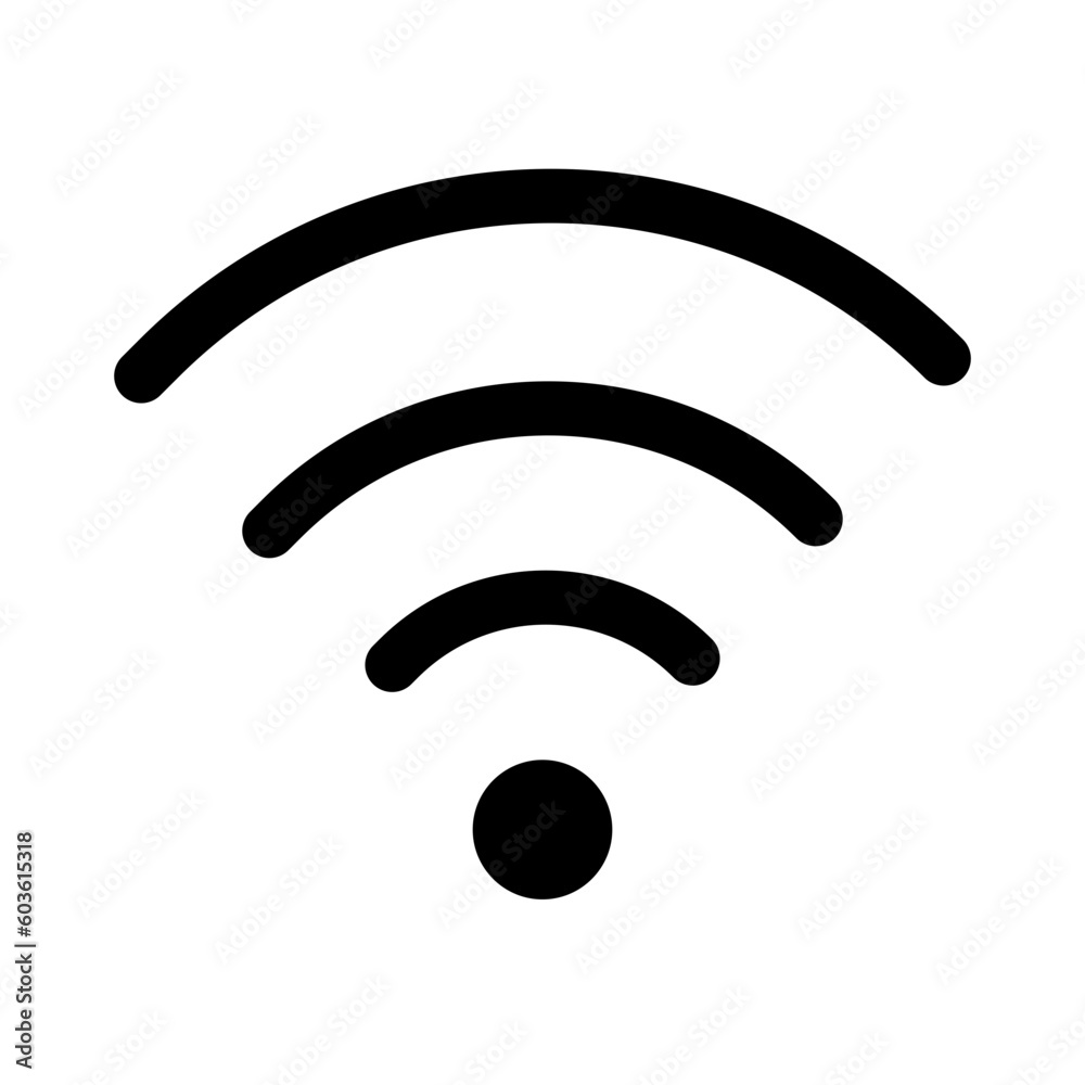 Wifi Signal Tool Bar Solid Icons and Symbols Png Illustrator Stock ...