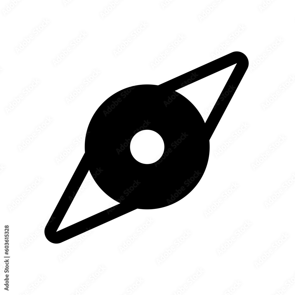 Compass Tool Bar Solid Icons and Symbols Png Illustrator Stock Vector ...