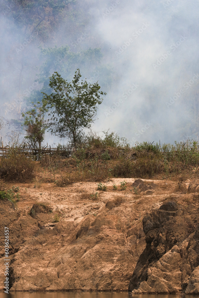 Air pollution caused by dry season agricultural and forest burning by ...