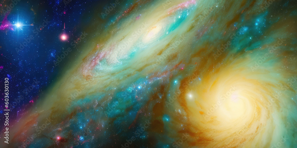 High-Resolution Galaxy Nebula Background Overlay with Stunning Star ...