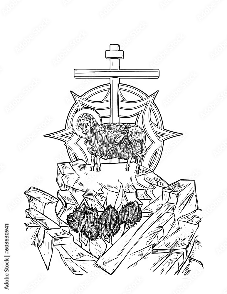 Sacrifice. Behold the Lamb of God who takes away the sin of the world ...