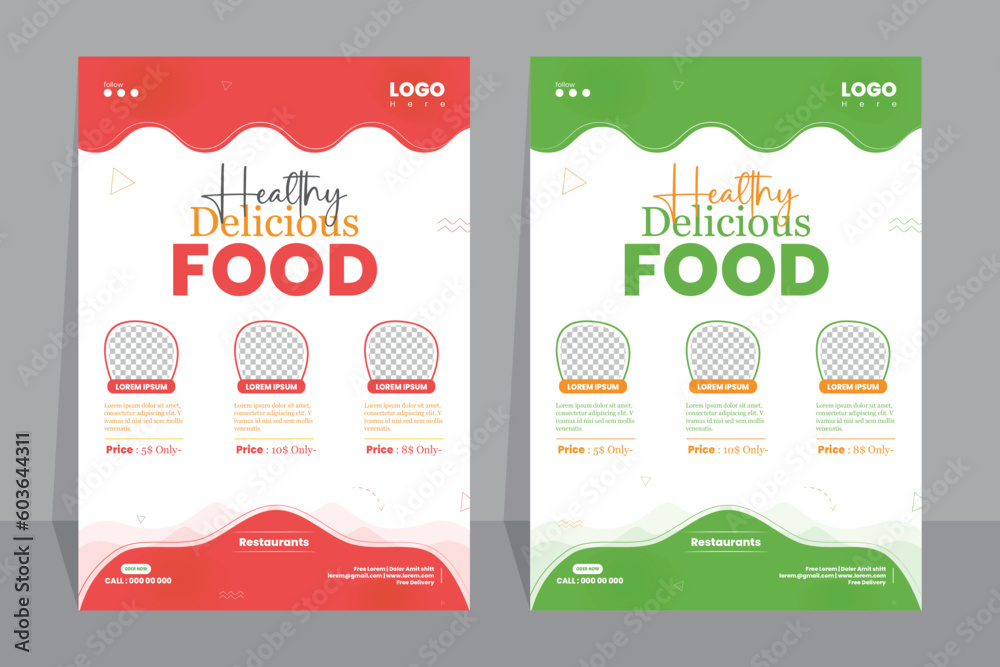 Food Flyer Template design, restaurant food flyer, fast food template ...