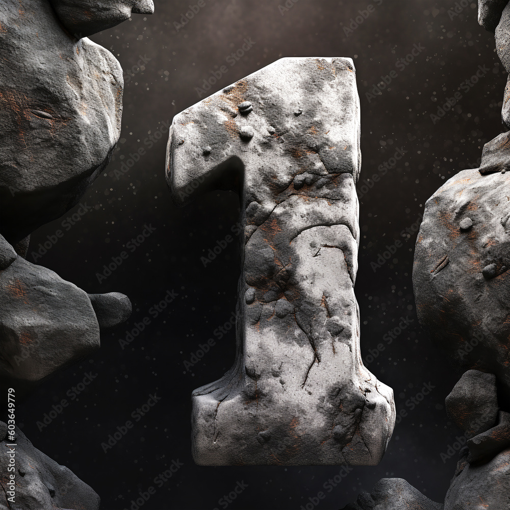 number 1, one, first place, lider position, chempion. Anniversary ...