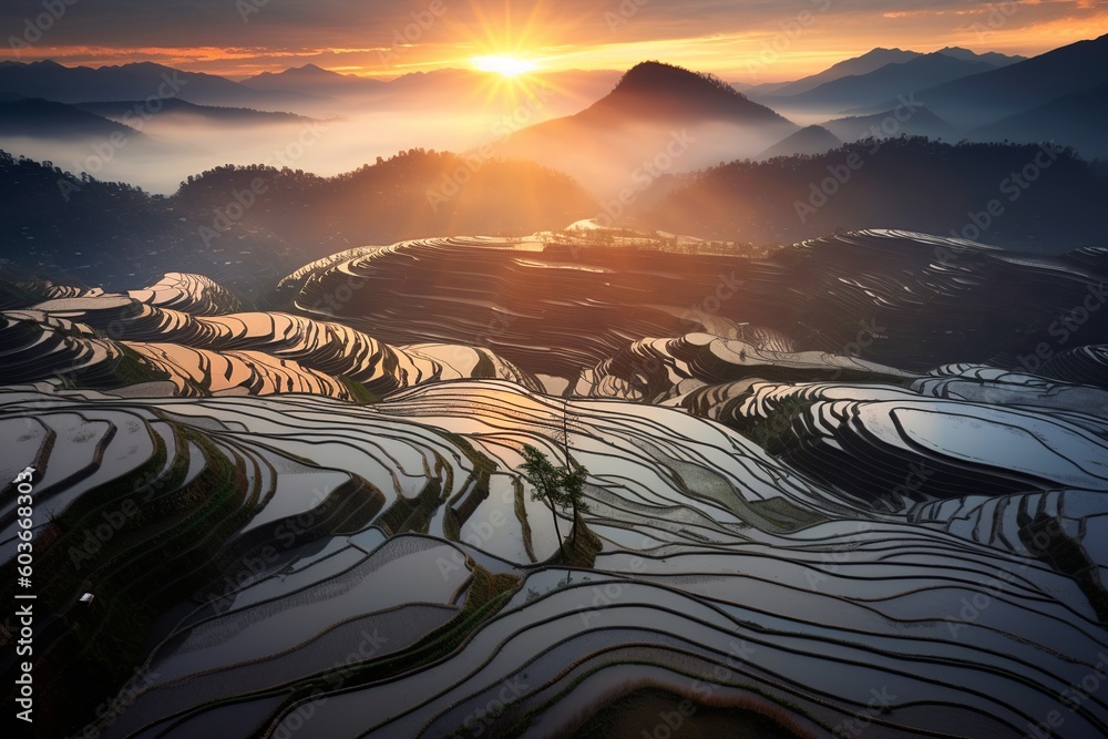 Immerse yourself in the breathtaking beauty of Chinese rice terraces ...