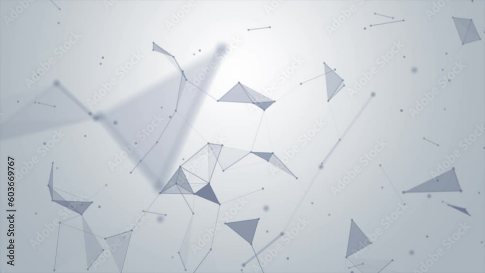 Plexus Network Background. Plexus Futuristic Concept Backdrop. Technology Sci Fi Science ...