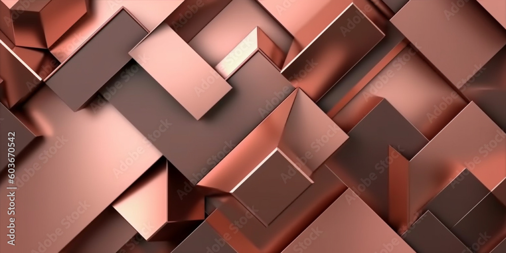 Luxury rose gold professional presentation background by generative AI ...