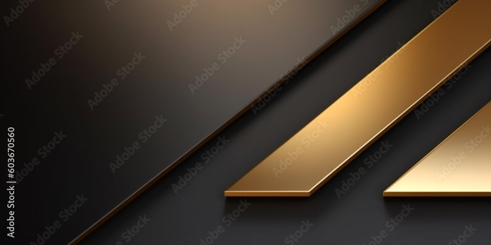 Luxury gold professional presentation background by generative AI tools ...
