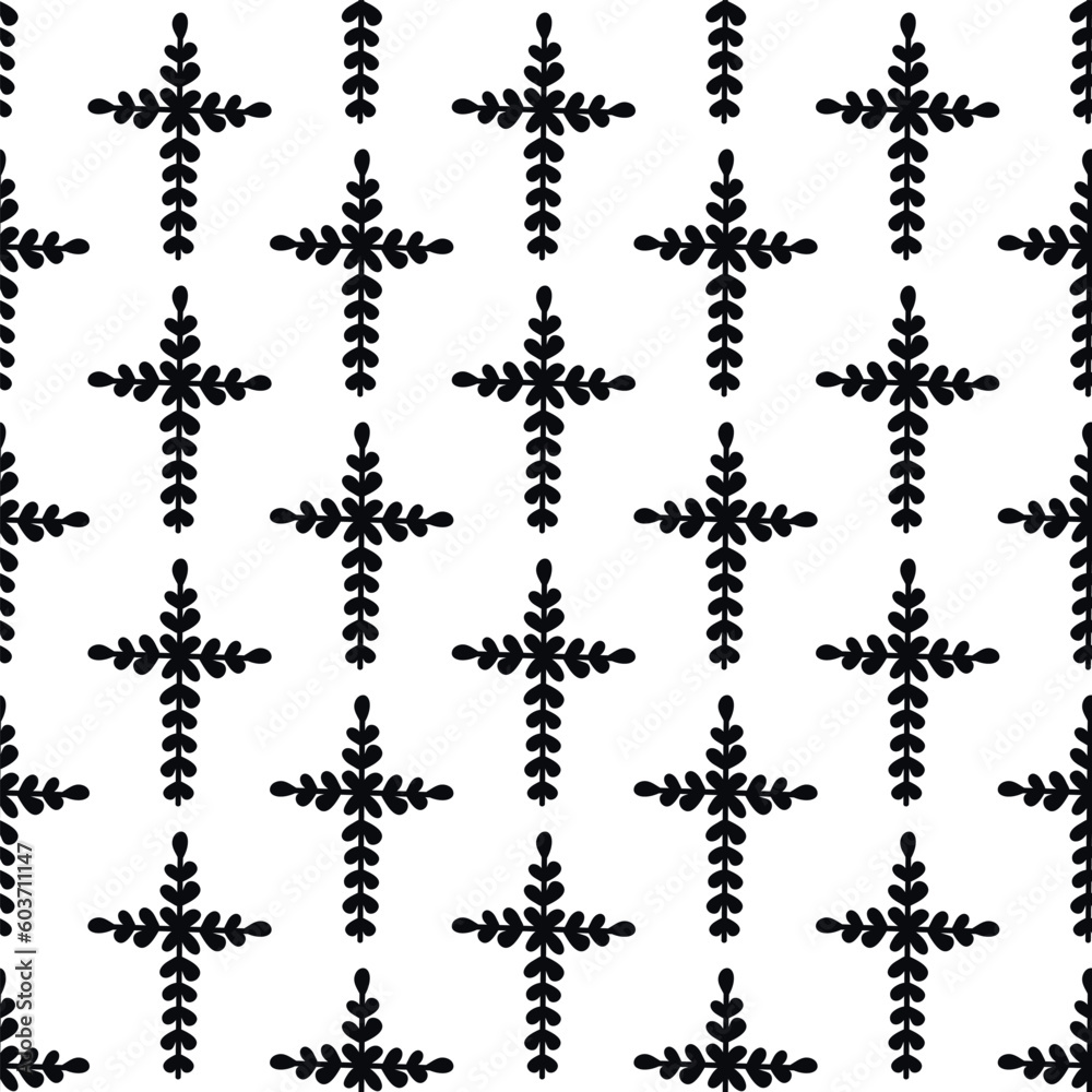 Seamless pattern with Christian crosses. Print for textile, wallpaper ...