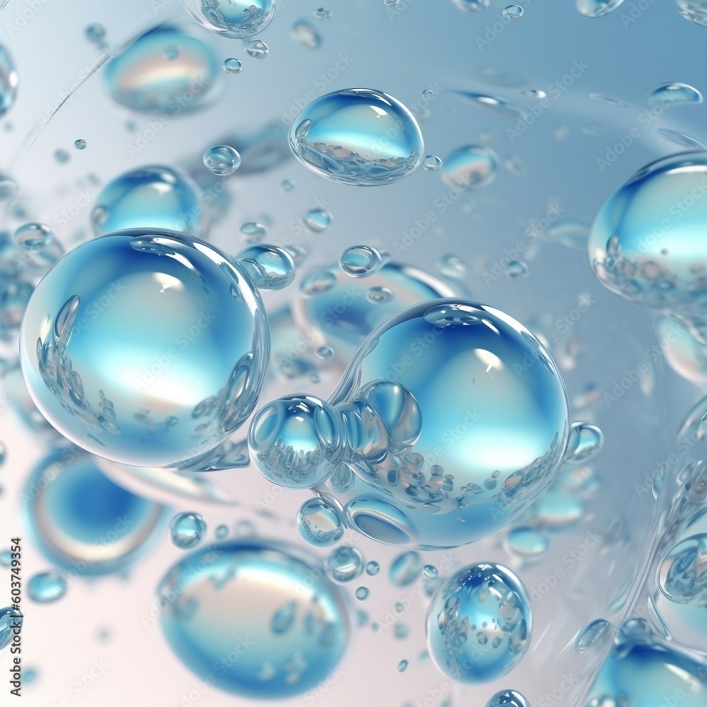 Glossy gel with bubbly texture on a transparent background. AI Stock ...