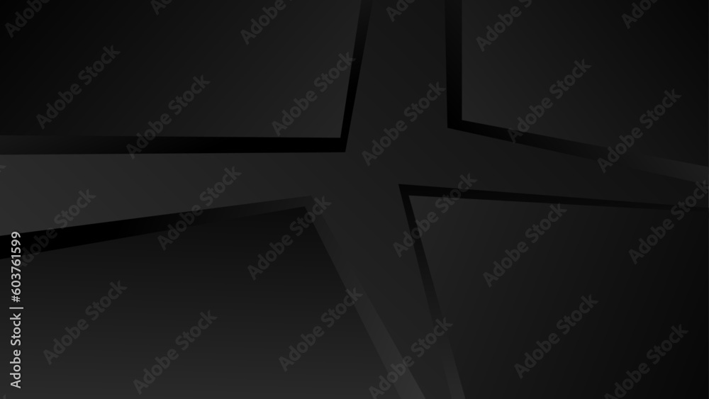 Dark star shaped path 3d blocks gradient abstrract design vector ...